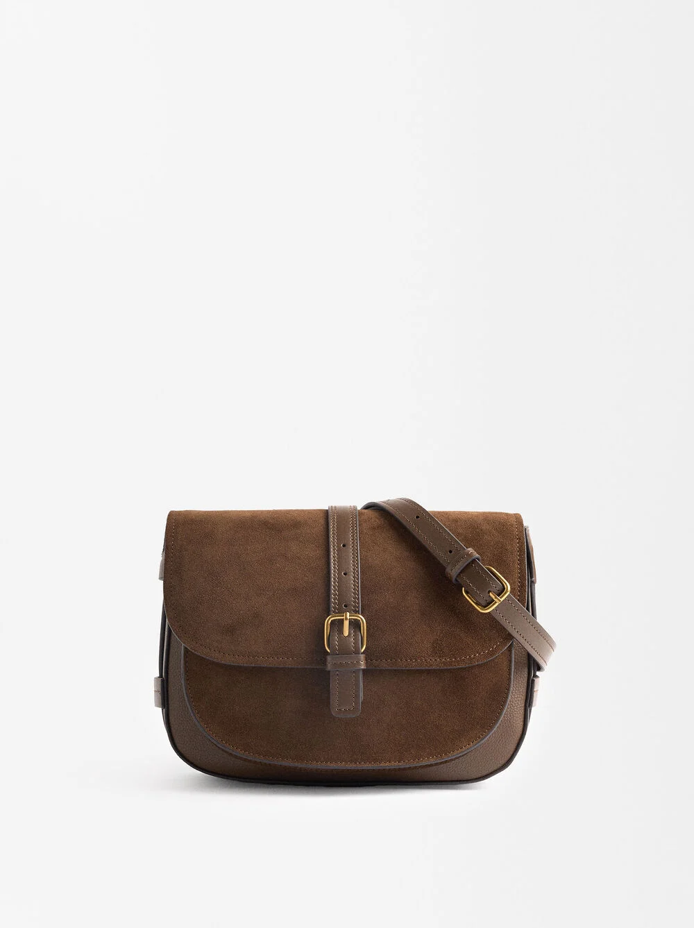 Crossbody Bag With Leather