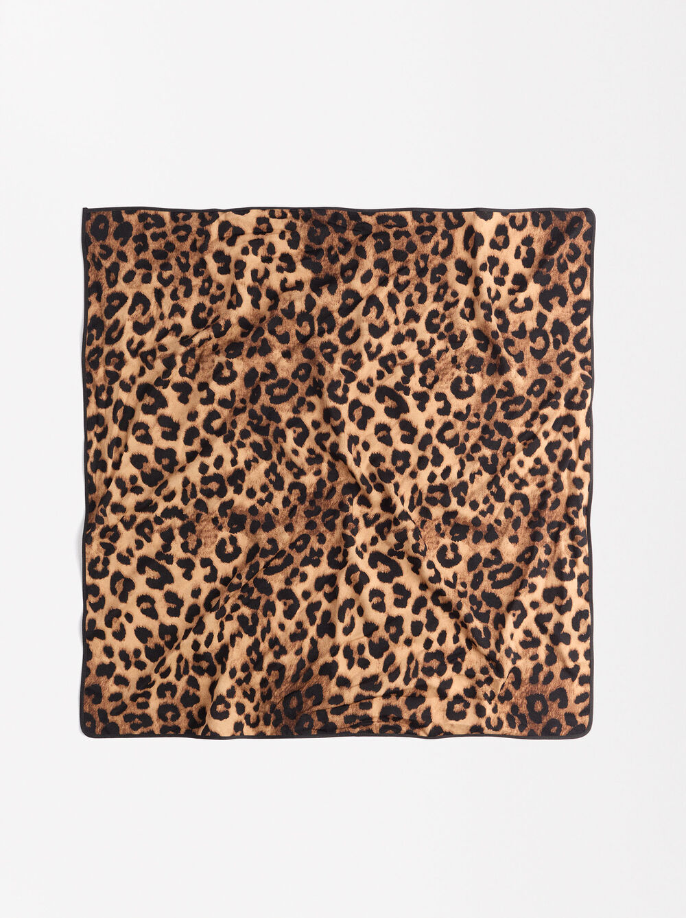 Animal Print Square Scarf