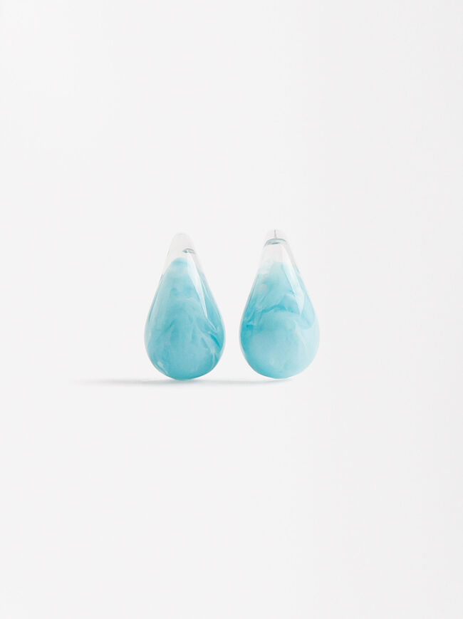 Resin Drop Earrings