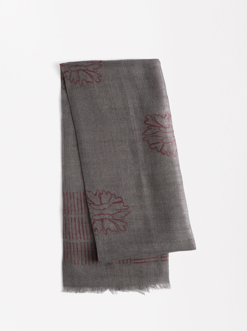 Printed Wool Scarf