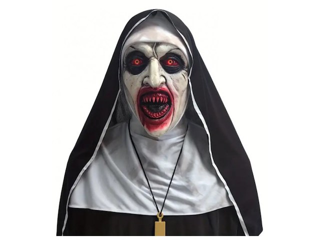 The Nun Maska Za Noc Vestica, Halloween, Maskenbal M1