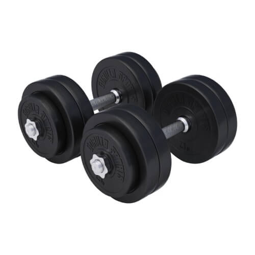 GORILLA SPORTS Set od dve podesive bučice 30 kg