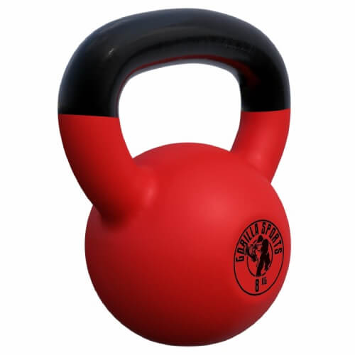 GORILLA SPORTS Rusko zvono sa neoprenom 8 kg