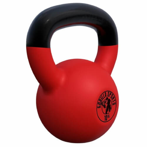 GORILLA SPORTS Rusko zvono sa neoprenom 10 kg