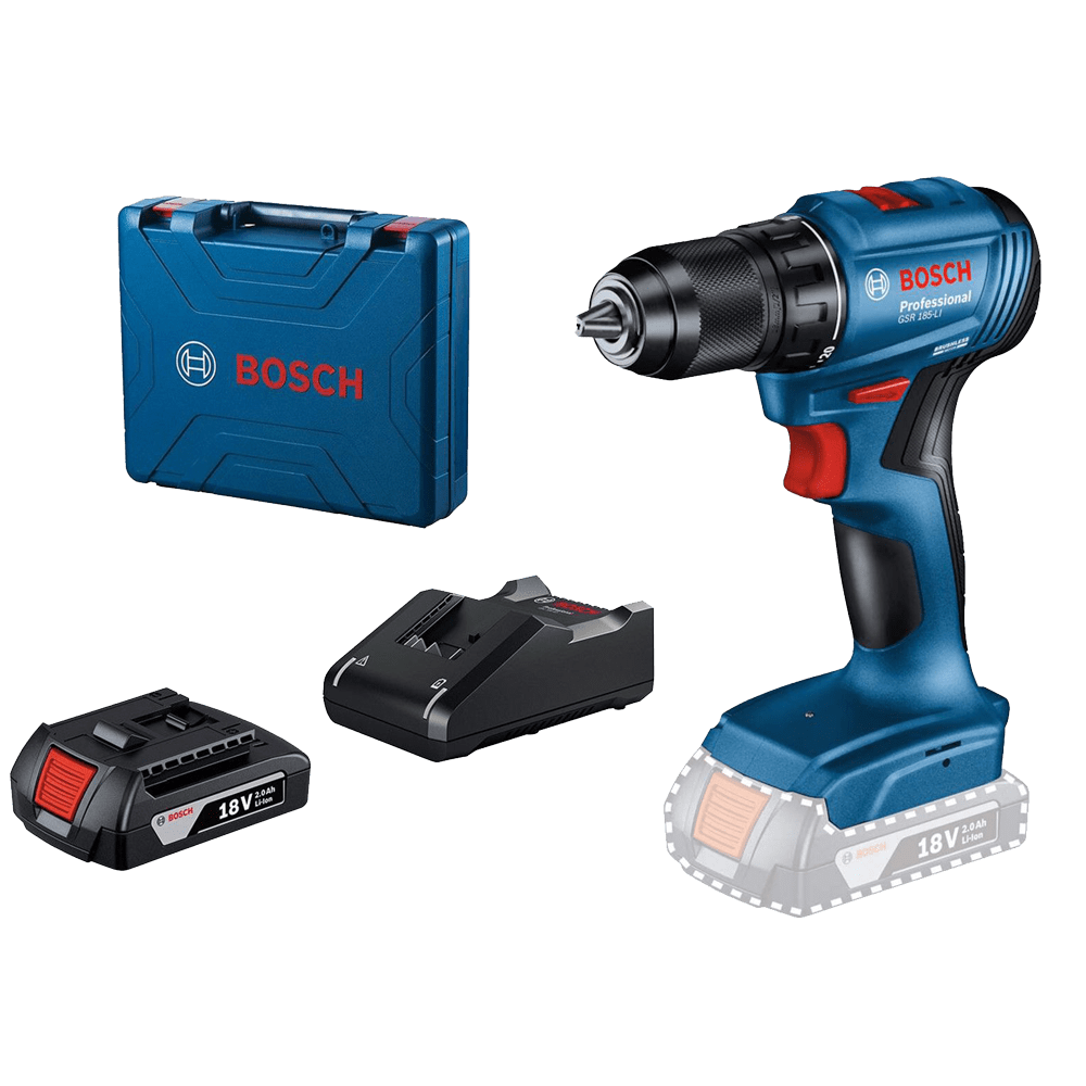 BOSCH GSR 185-Li 1 x 2.0 Ah 06019K3001 Akumulatorska bušilica/odvrtač