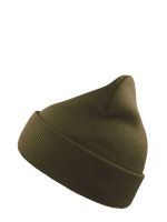 Wind beanie 100% acrylic olive