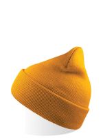 Wind beanie 100% acrylic mostard