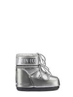 Moon boot classic low glance silver