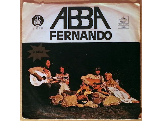 SP ABBA - Fernando (1976) 12. press, zlatna, VG-/VG