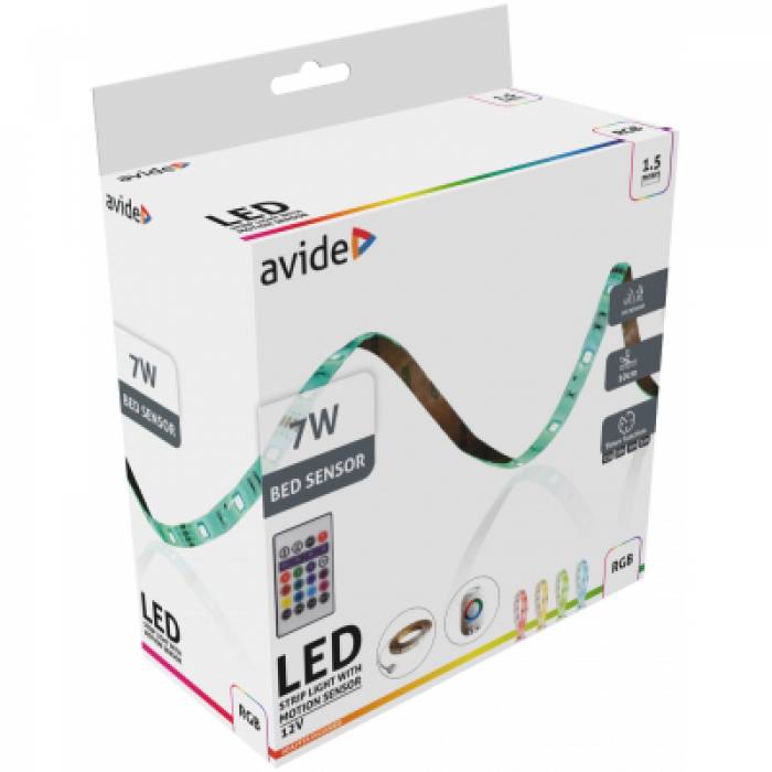 LED traka 12V RGB 1.5m sa senzorom za krevet