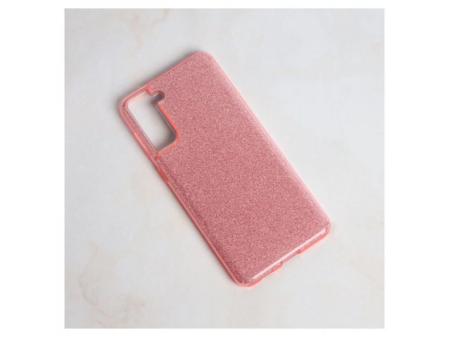 Maskica Crystal Dust za Samsung G996B Galaxy S21 Plus roze