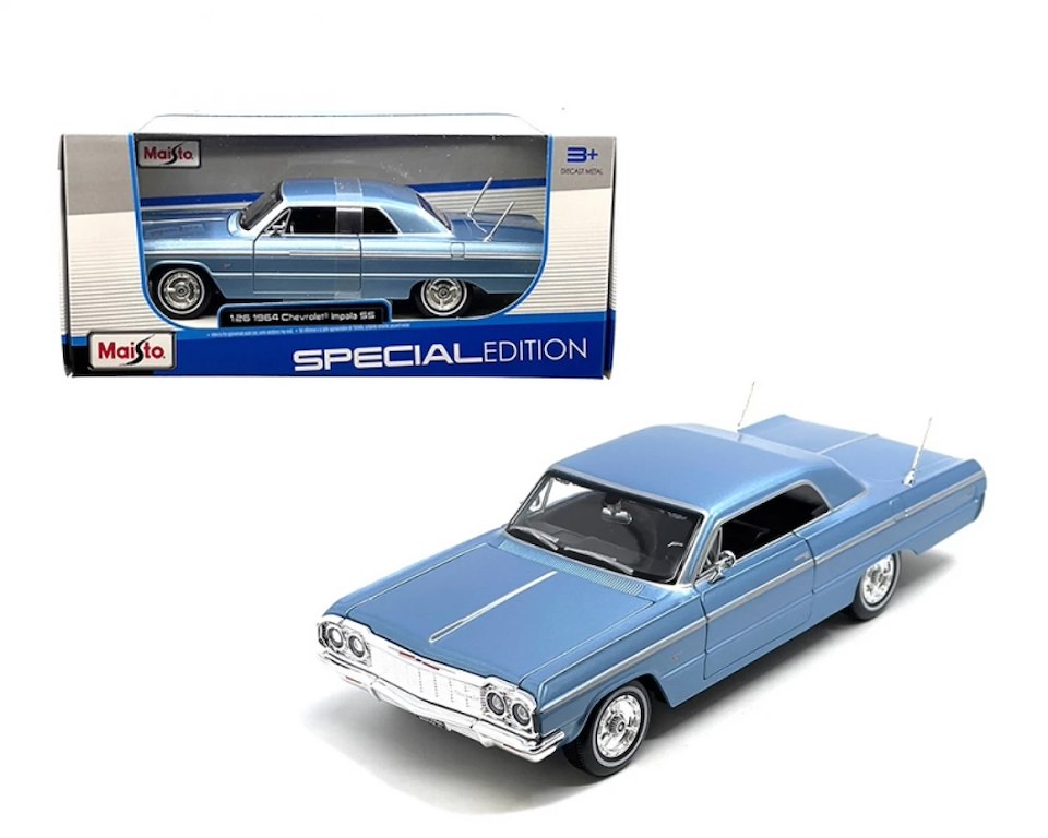 MAISTO METALNI MODEL AUTICA 1:24 1964 CHEVROLET IMPALA SS