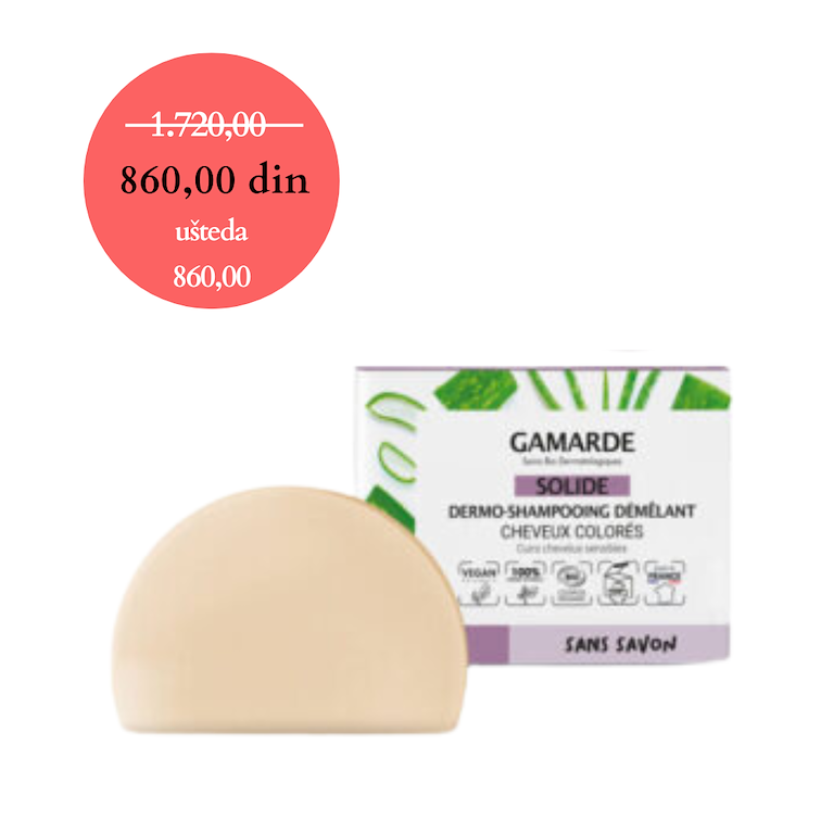 Čvrsti šampon za farbanu kosu 98 ml