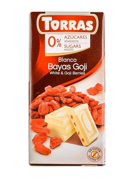 Bela čokolada sa godži bobicama torras