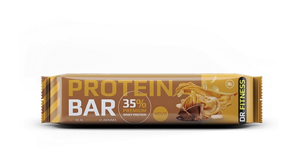 Protein bar 32% kikiriki i komadići crne čokolade