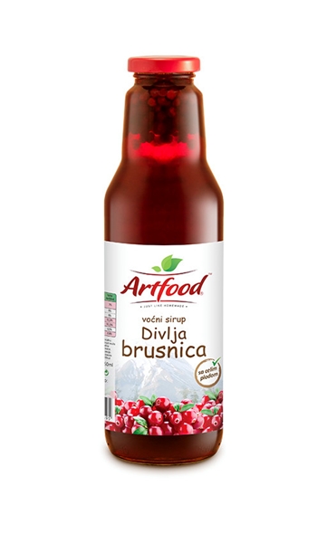 Voćni sirup divlja brusnica