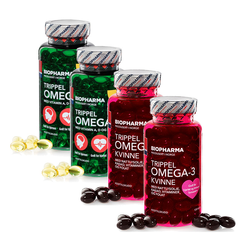 2+2 Omega-3 kapsule + Omega-3 kapsule za žene AKCIJA