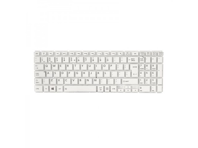 Tastatura za laptop Toshiba L50-B Veliki Enter bela