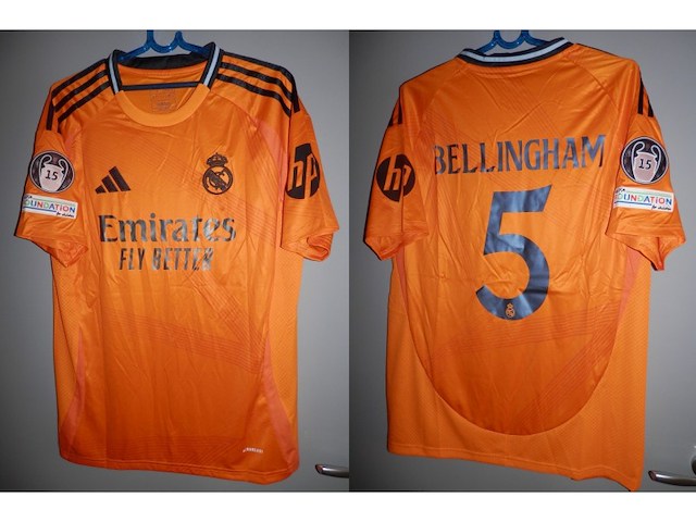 Real Madrid dres 2024-25 Bellingham 5 (Gostujući)