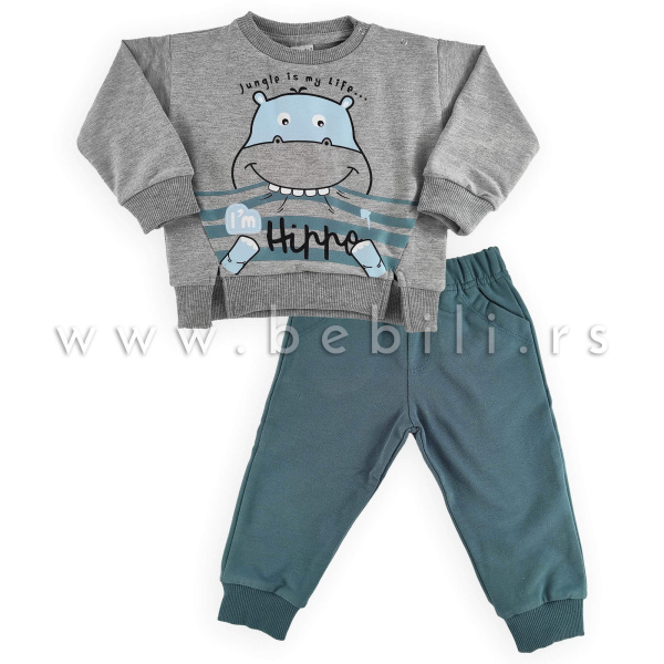 Ready Dvodelni komplet za bebe Hippo