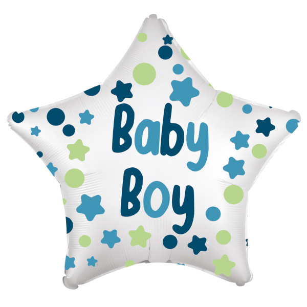 9916490
18″ Foil Baby Boy Star