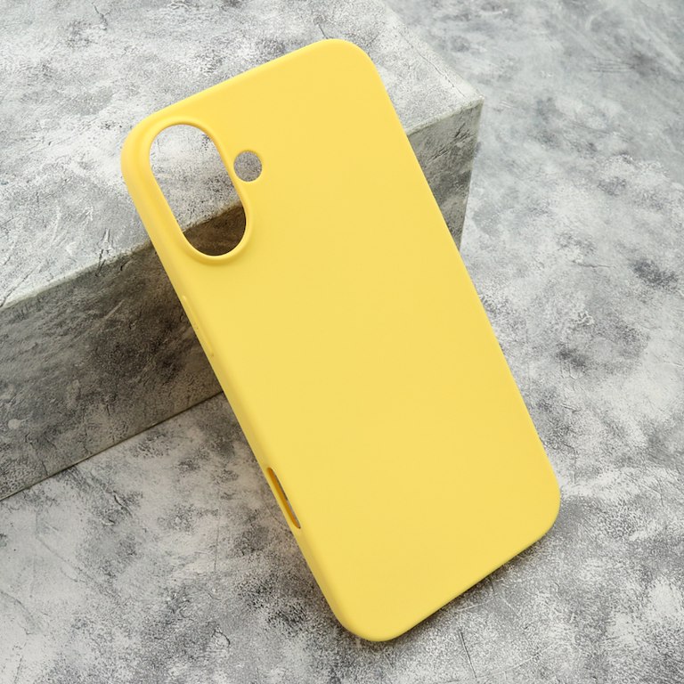 Futrola GENTLE COLOR za Iphone 16 Plus (6.7) zuta