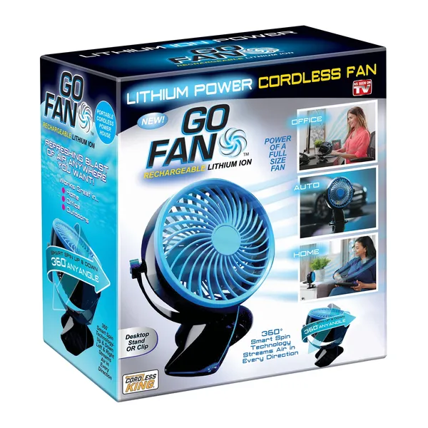 GO FAN mini ventilator sa punjivom baterijom