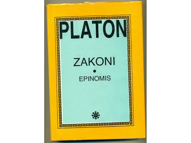 ZAKONI * Epinomis Platon