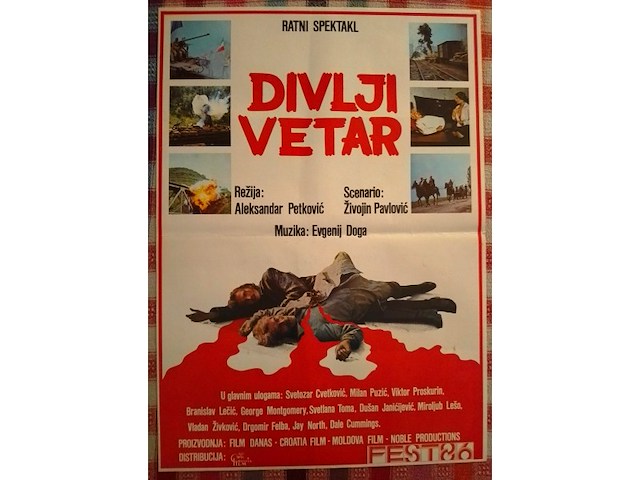 plakat DIVLJI VETAR