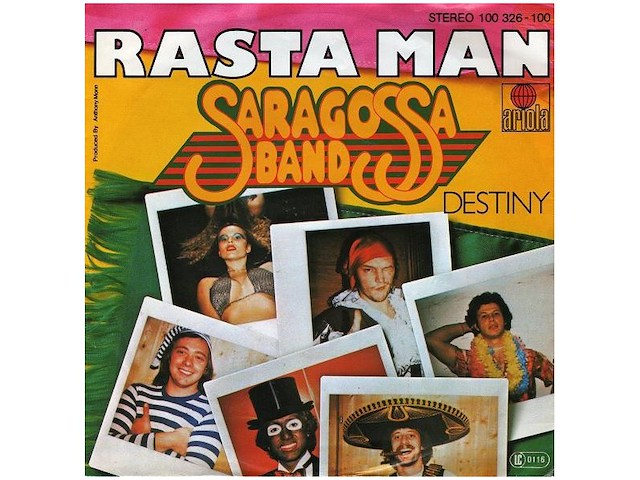 Saragossa Band – Rasta Man 7` SINGLE