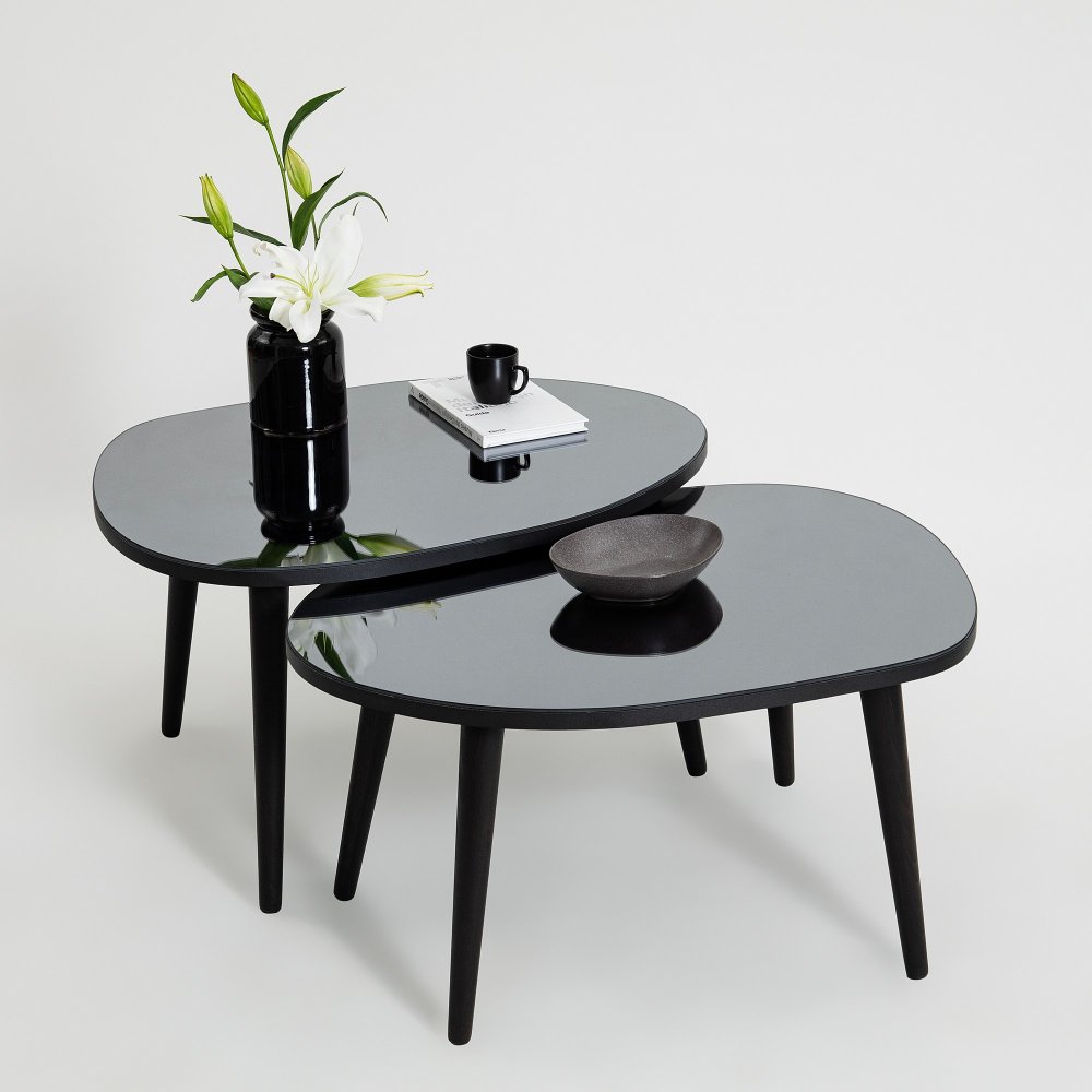 HANAH HOME SET STOLOVA GUSTO SET BLACK FUME