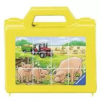 Ravensburger puzzle kocke Childrens Puzzle Cubes - Farm Animals 12 kocki RA07471