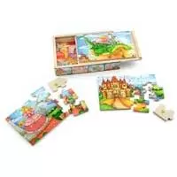 Pino Toys Puzzle 4 slike od po 12 delova Bajka