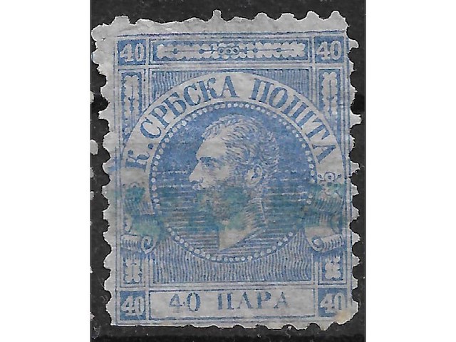 1866 - Knez Mihajlo 40.para pelir MH