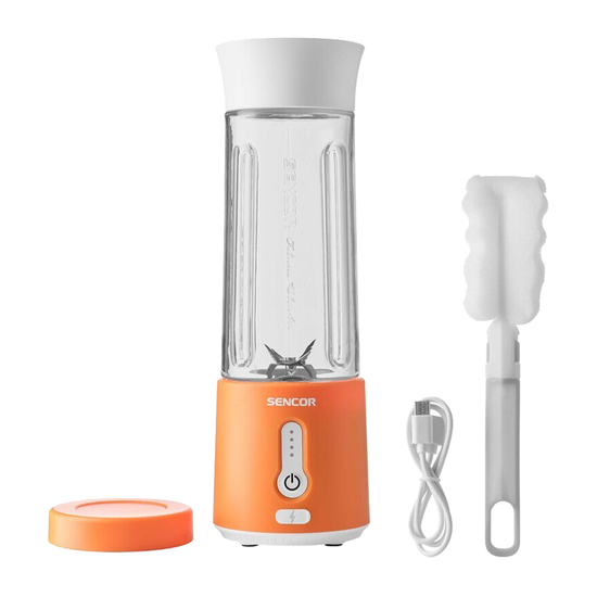 Prenosni Blender Sencor SBL 133OR, Bežični, 500 ml, 150 W, Narandžasta