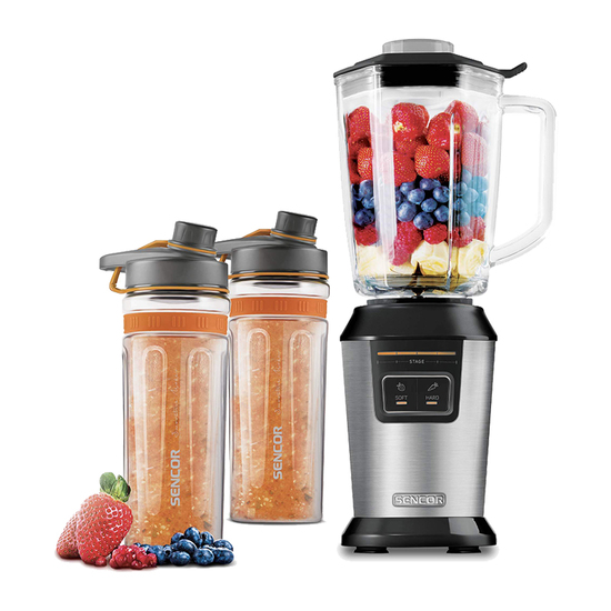 Blender Sencor SBL 7550SS, Smoothie maker, 0.9 / 0.6 l x2, 800 W