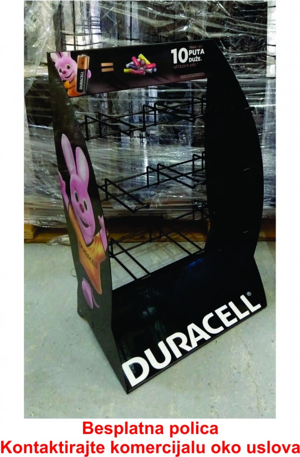 Duracell SOP 3x3 displej 33x56cm