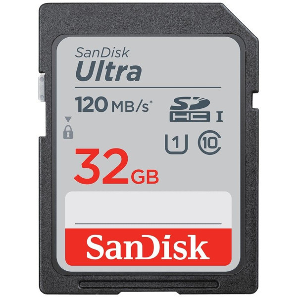 SDHC SanDisk 32GB Ultra, SDSDUN4-032G-GN6IN