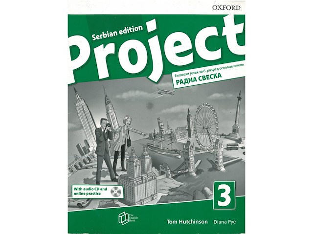 PROJECT 3, 6. RAZRED, RADNA SVESKA, 2020. + CD