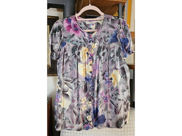 Etro floral print svilena bluza, original