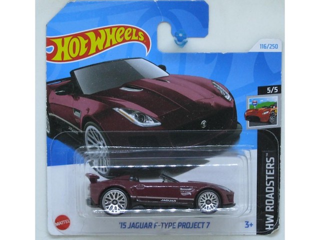 hot wheels jaguar F type project 7