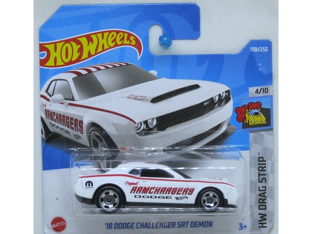 hot wheels dodge challenger `18 SRT demon