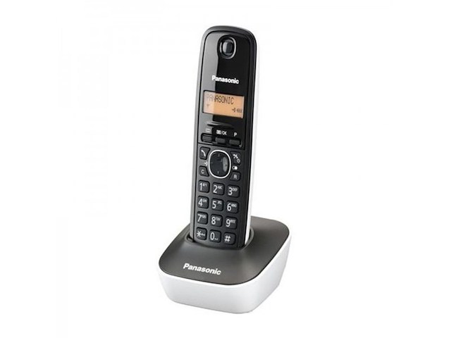 PANASONIC telefon KX-TG1611FXW crno-beli