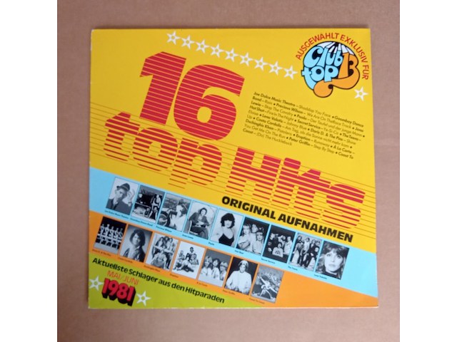 Various - 16 Top Hits ( Mai/Juni 1981) LP, Germany