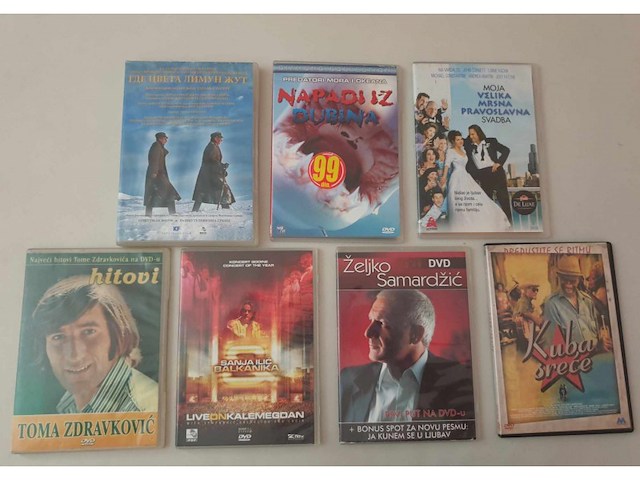 Domaci DVD filmovi i koncerti