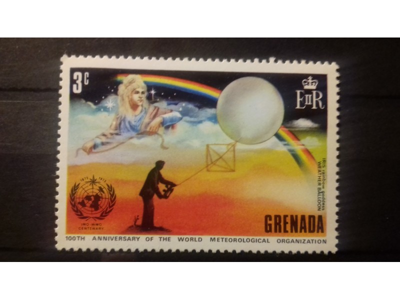 Grenada -100 god. svetske meteorolške organizacije 1973