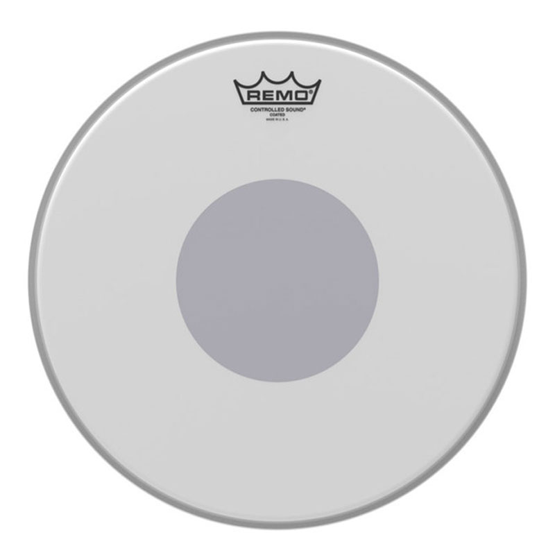 Remo 14″ CS Black Dot Coated