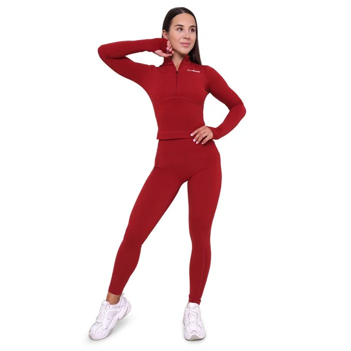 Ženska sportska majica Ignite Dark Red - GymBeam