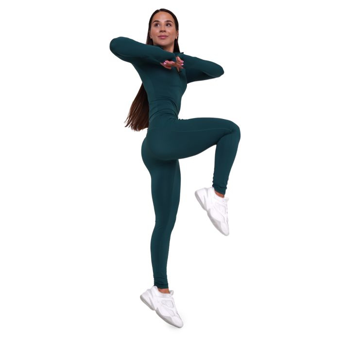 Ženska sportska majica Ignite Dark Green - GymBeam