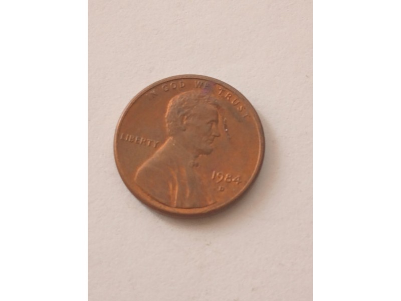 1 Cent 1984.g - D - USA - Amerika - Lincoln -